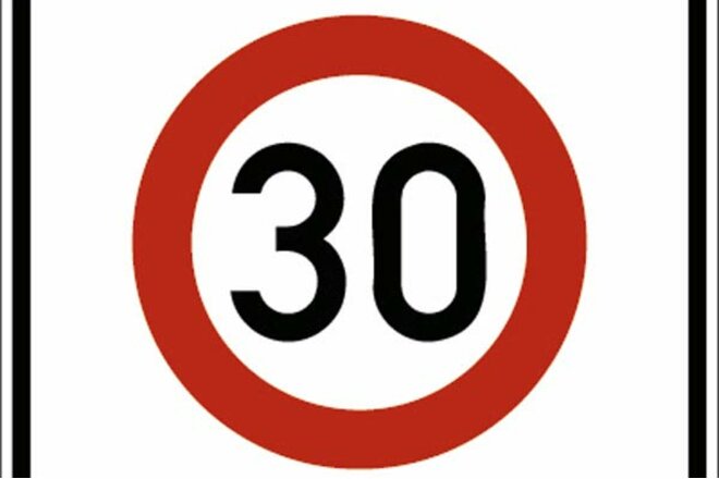 Straßenmarkierung 30er-Zone - Online-Petition